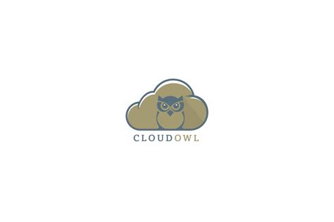 Owl Cloud Modern Colorful Logo Vector Graphic By Ahsanalvi · Creative