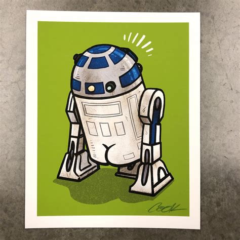 Driod Derriere Signed Print Eventeny