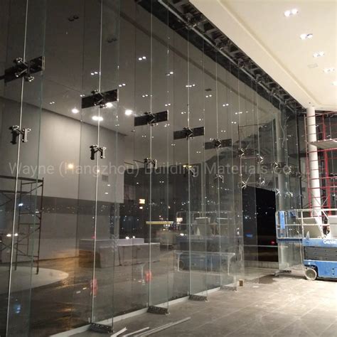 Point Fixed Frameless Spider Glass Glazing Tempered Laminated Double