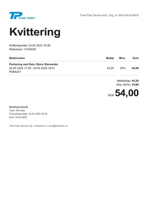 Kvittering Kvitteringsdato 24 05 2025 18 36 Referanse 17245035 Pdf