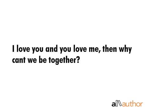 Why Dont You Love Me 