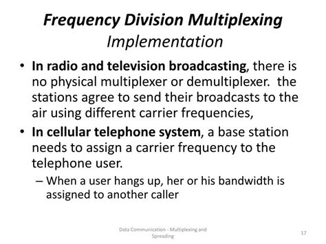 Ppt Data Communication Bandwidth Utilization Multiplexing And