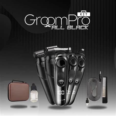 Groompro Kit All Black Us Theelectronicshub
