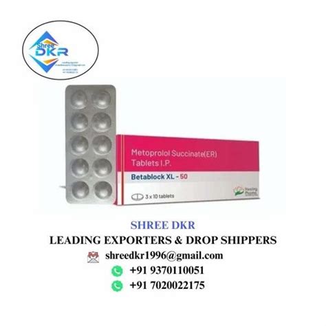 Betablock Xl 50mg Tablets At ₹ 150 Stripe Met Xl Tablet In Nagpur