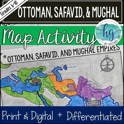 Ottoman Safavid And Mughal Empires Map