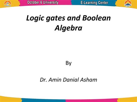 Logic Gates And Boolean Algebra Ppt Download