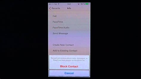Iphone Ipad How To Block Contact In IOS 7 YouTube