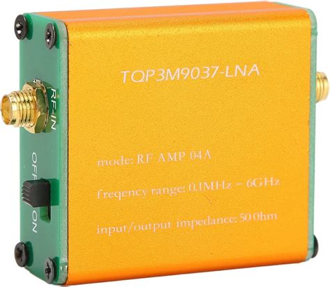 01m To 6g Lna Rf Power Preamplifier 195ghz At 20db Low Noise