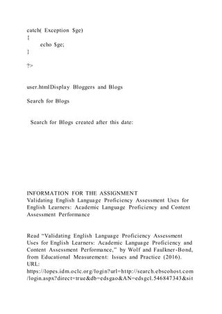 Blog Db Interface Phpphpinclude Once Blog Exceptions PDF Free Download
