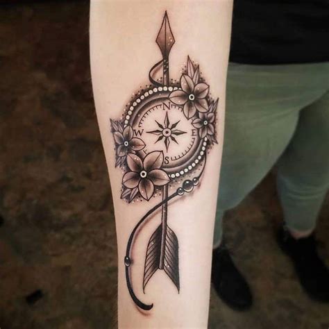 Pin By Randy Roy On Boredpanda In 2024 Feminine Compass Tattoo