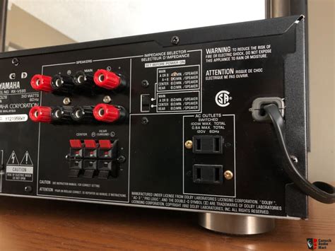 1999 Yamaha Rx 595 Stereo 5 1 Receiver 27 5lbs Very Powerful Photo