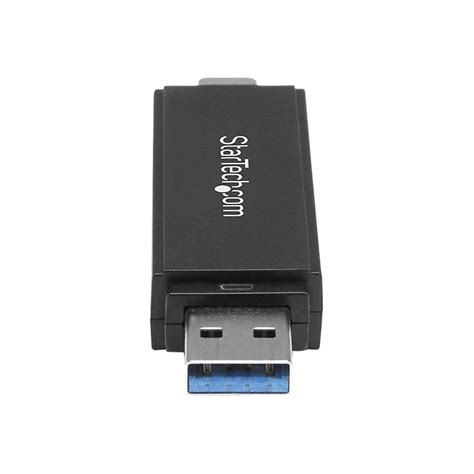 Startech Usb 3 0 Memory Card Reader For Sd And Microsd Cards Usb C And Usb A Portable Usb Sd