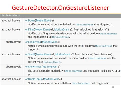 Cs371m Mobile Computing Gestures Ppt Download