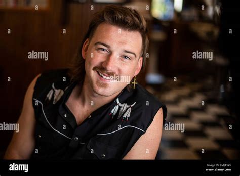 Country Singer Morgan Wallen Poses For A Portrait After Getting A