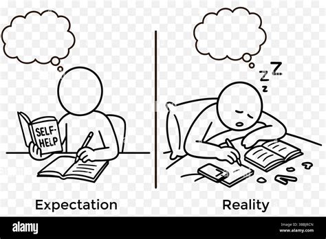 Self Expectation Stock Vector Images Alamy