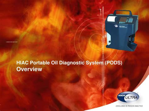 Ppt Hiac Portable Oil Diagnostic System Pods Overview Powerpoint