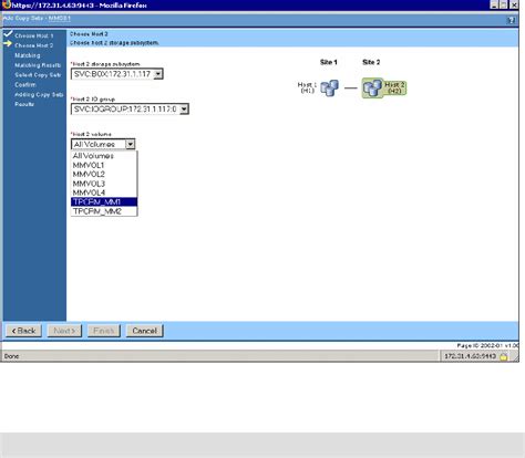 add copy sets to a metro mirror session using gui 2 2 ibm