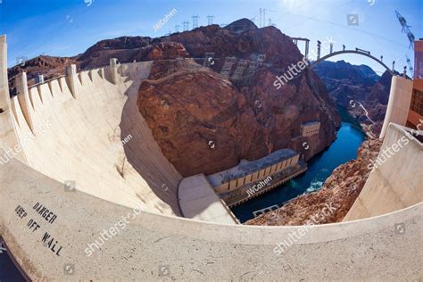 The Hoover Dam Along The Colorado River Between Arizona And Nevada And Construction Of The Mike