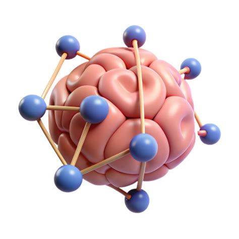 Serene Minimalist Brain Network Connections Neural Pathways Cognitive