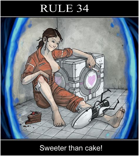 Post 37830 Chell Portal Weightedcompanioncube
