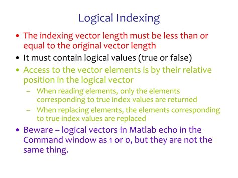 Ppt Matlab Vectors And Arrays Basic Manipulations And Operations