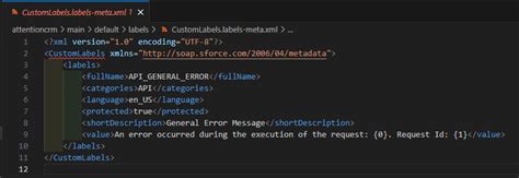 Cannot Deploy Custom Label Using Vscode Extension · Issue 5002 · Forcedotcomsalesforcedx