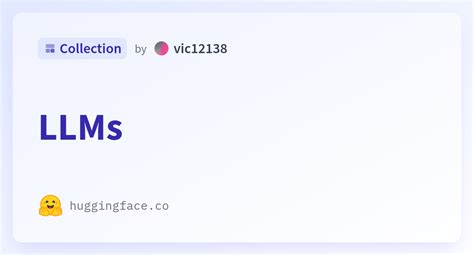 Llms A Vic12138 Collection