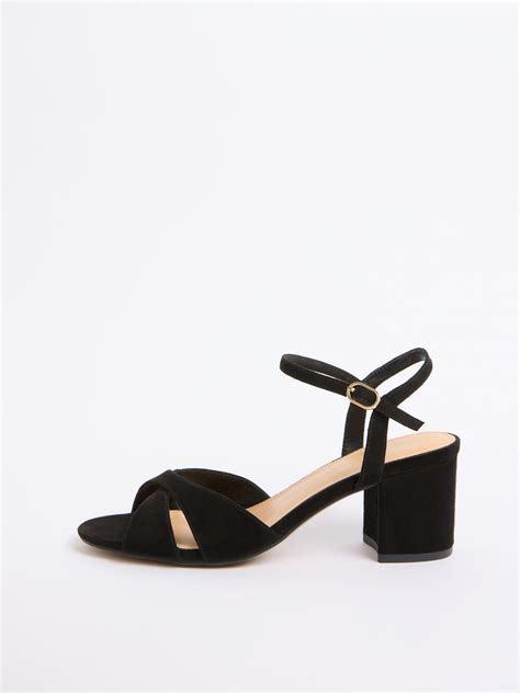 Buy Friends Like These Faux Suede Black Standard Fit Cross Over Mid
