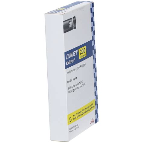 Lyumjev 200 Eml Kwikpen Inj Lsgim Fertigpen 5x3 Ml Mit Dem E Rezept Kaufen Shop Apotheke