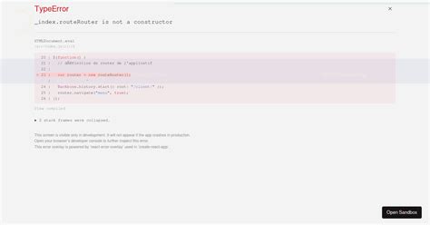 Salon Backbone Codesandbox