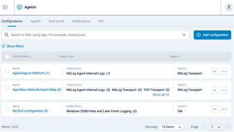 Create Your First Configuration With The Configuration Builder Nxlog Platform Documentation