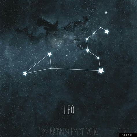 Leo Constellation Art Print