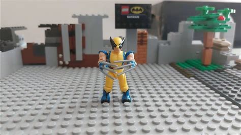 Mega Bloksconstrux Marvel Series Wolverine Stop Motion Review Youtube