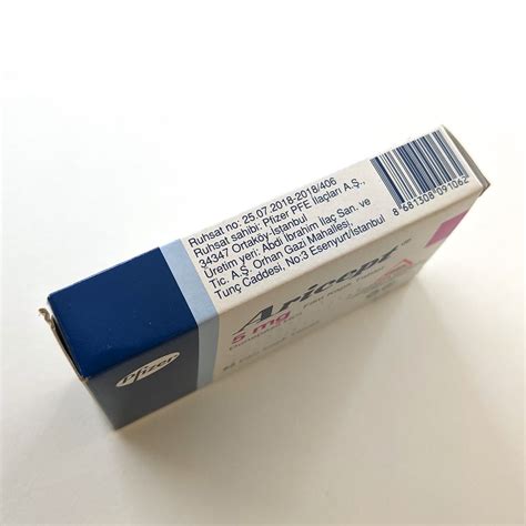 Imported Pfizers Aricept 5mg Donepezil For Sale In Pakistan