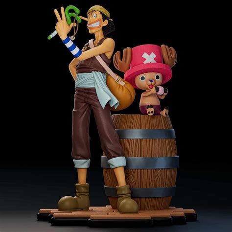 Usopp And Chopper One Piece Fan Art Zbrushcentral