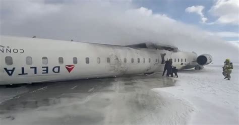 Terrifying Video Captures Delta Plane Horror After It Crash Landed