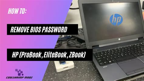 Remove Bios Password Hp Uefi Laptops Probook Elitebook Zbook Youtube