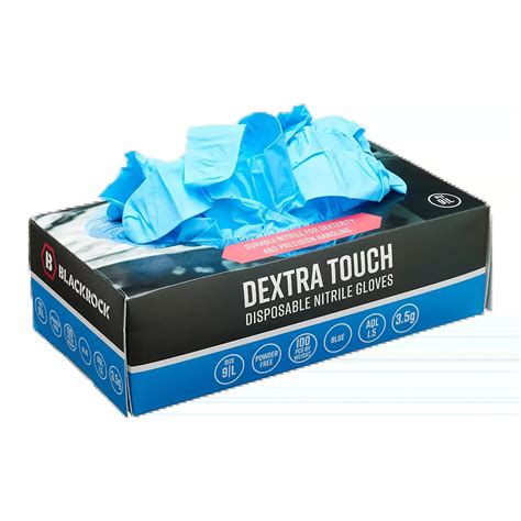 Blackrock Dextra Tough Disposable Nitrile Gloves 50 Pairs