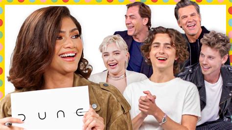 Watch Dune Part Two Cast Test How Well They Know Each Other