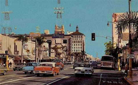 Colorado Boulevard In Pasadena 1966 R1960s