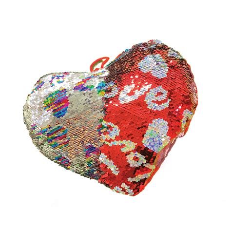 Cojin Love Con Lentejuela 1 Pza Casa Villegas