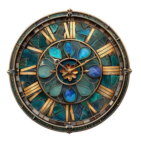 Wall Clock Time On White Background Premium Ai Generated Image