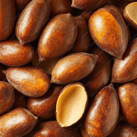 Mamey Sapote Seeds Filled Background Huge Assortment Premium Ai