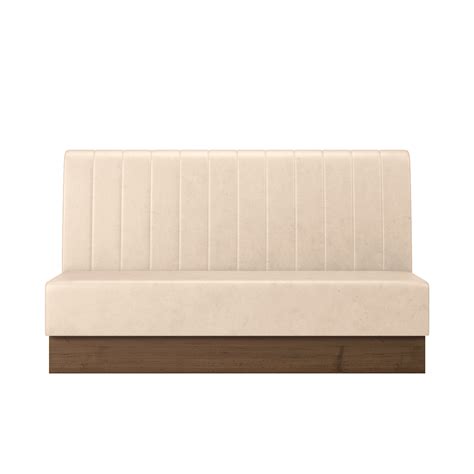 Flat Fluted Fixed Banquette Seating Made To Measure Any Size