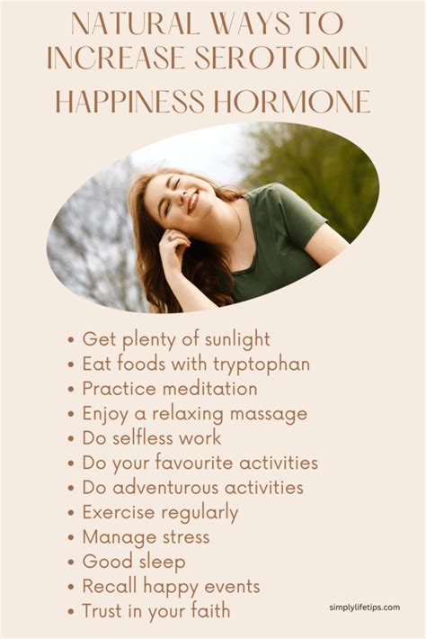 12 Natural Ways To Increase Serotonin Levels Simply Life Tips