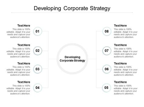 developing corporate strategy ppt powerpoint presentation model templates cpb