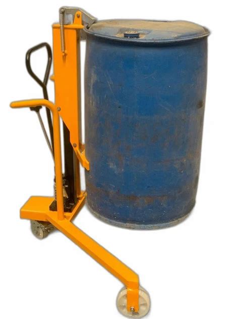 Manual Mild Steel Drum Palletizer Trolley No Of Wheels 3 Loading
