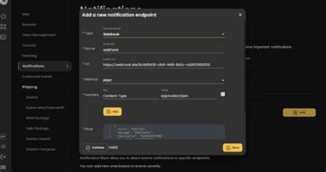 Webhook Configuration Guide