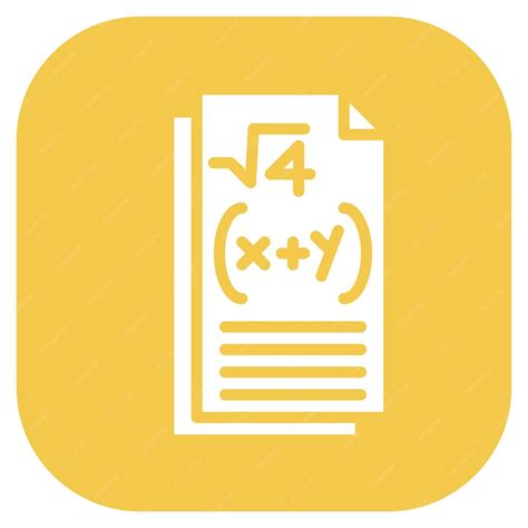 Premium Vector Formula Vector Illustration