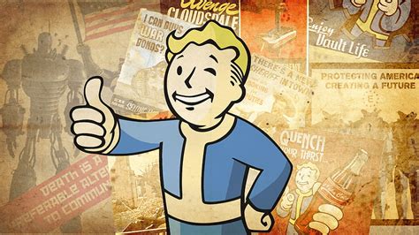 Fallout Hintergrundbild Vault Boy